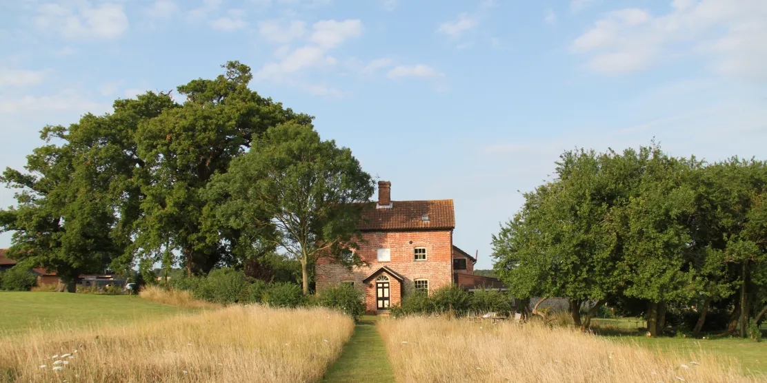 Small Cottage in the Suffolk Countryside, Rural England