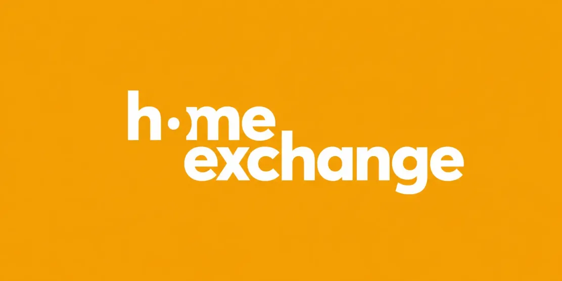 HomeExchange logo – Airbnb alternative for home swapping holidays
