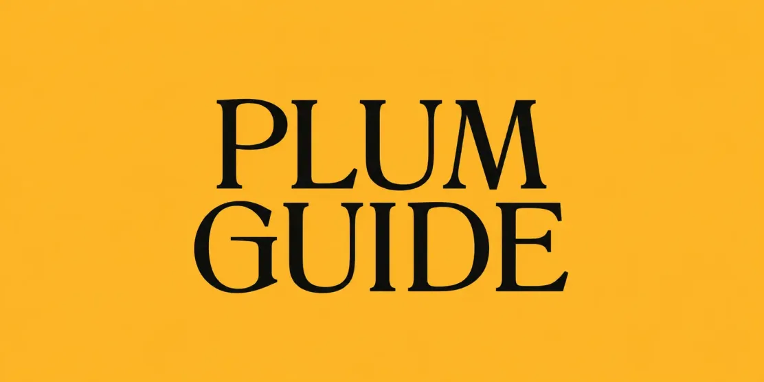 Plum Guide logo – Airbnb alternative for premium holiday rentals