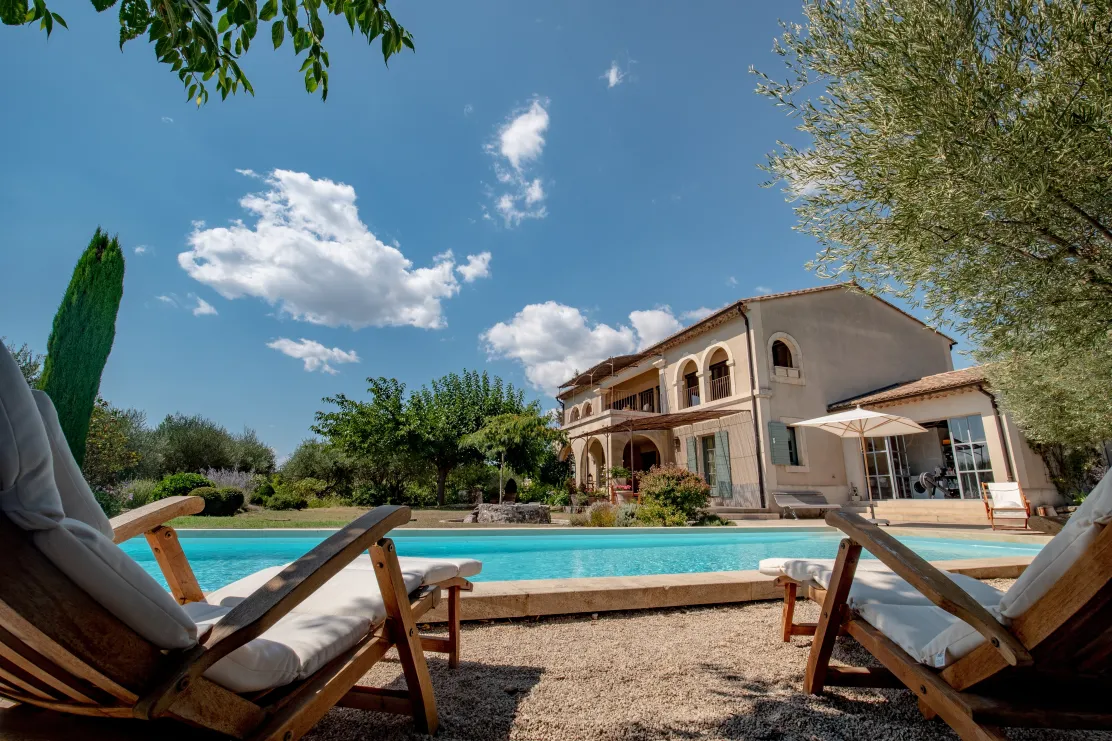 Pool by the house