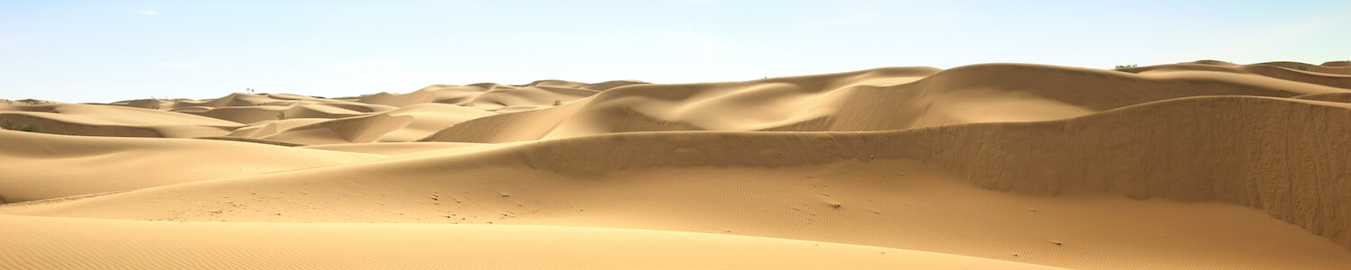 Dunes de sable désert panorama