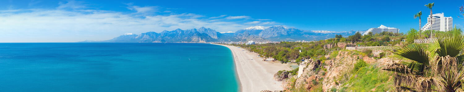 Panorama Antalya Turquie plage