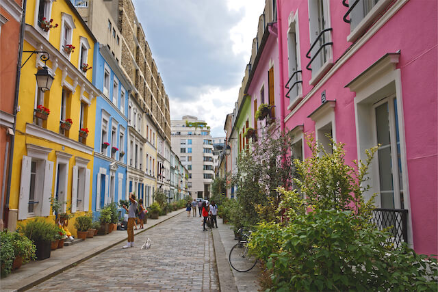 Rue Crémieux couleurs 